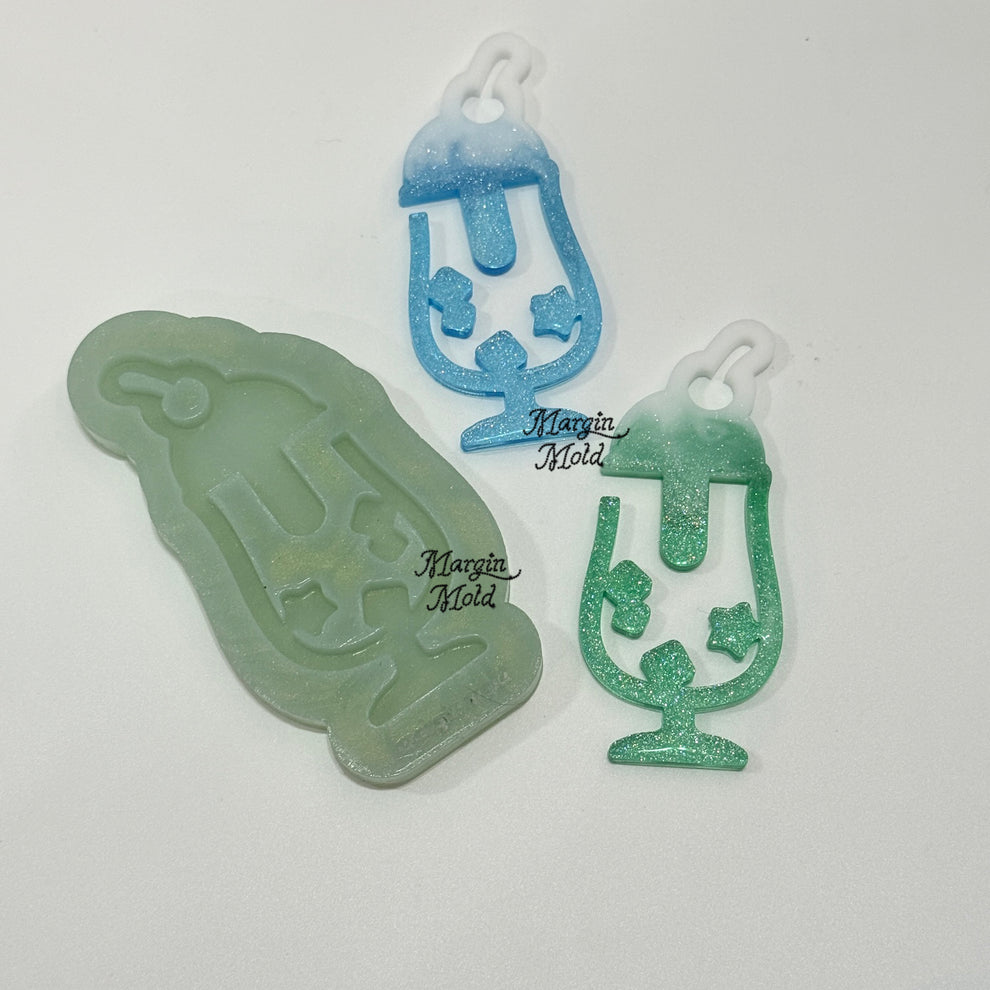 B05 melon soda drink bookmark mold, acrylic, shiny – Margin Mold Studio